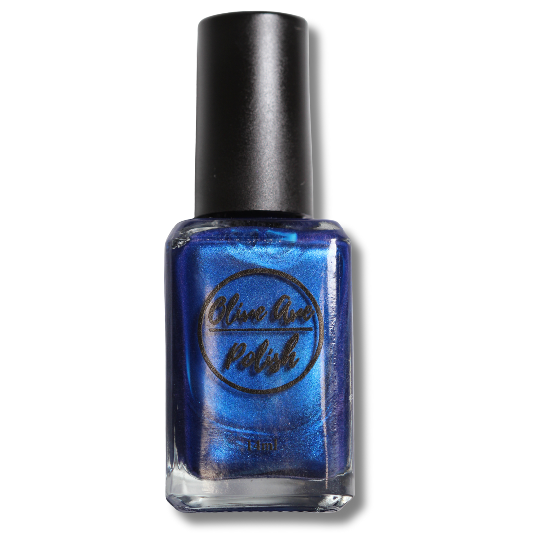 Temperance | Blue Metallic Nail Polish | Vegan, Cruelty-Free, Non-Toxic ...